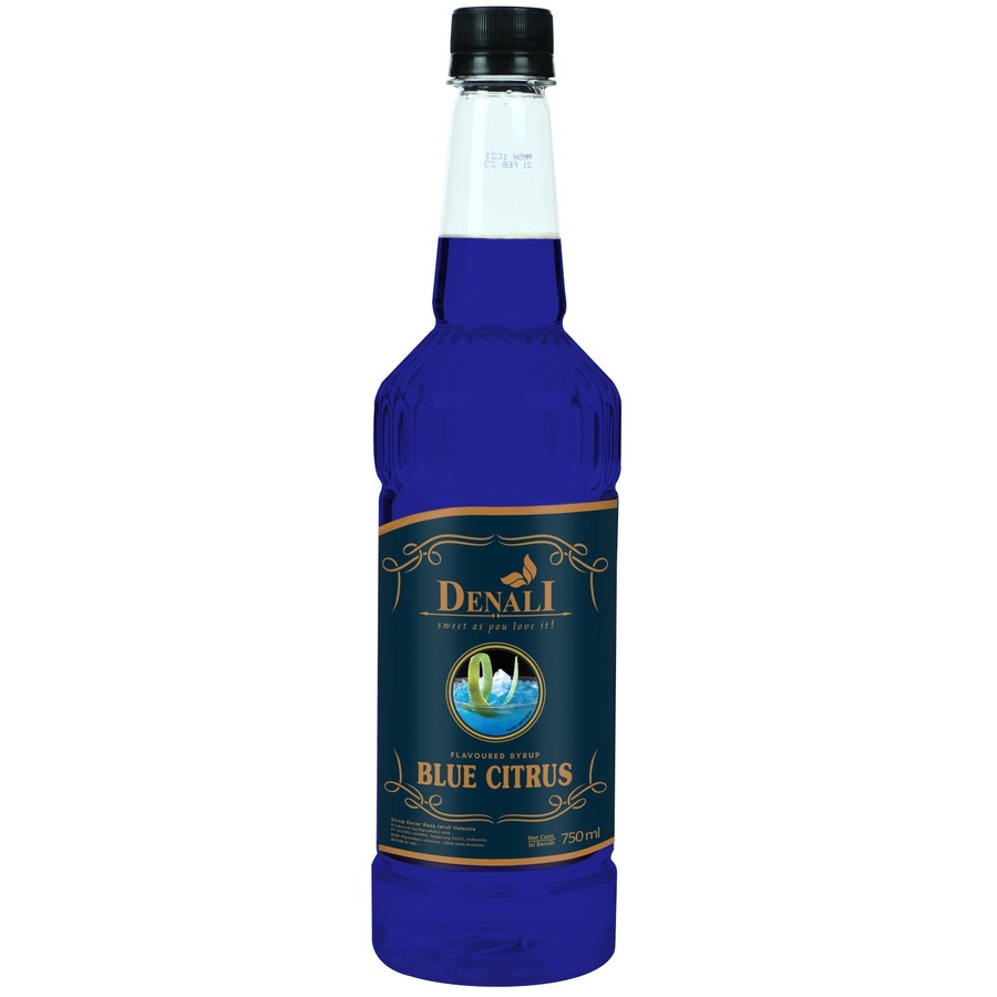 Jual DENALI BLUE CITRUS SYRUP 750ML, CAMPURAN MINUMAN KAFE PREMIUM DLL ...