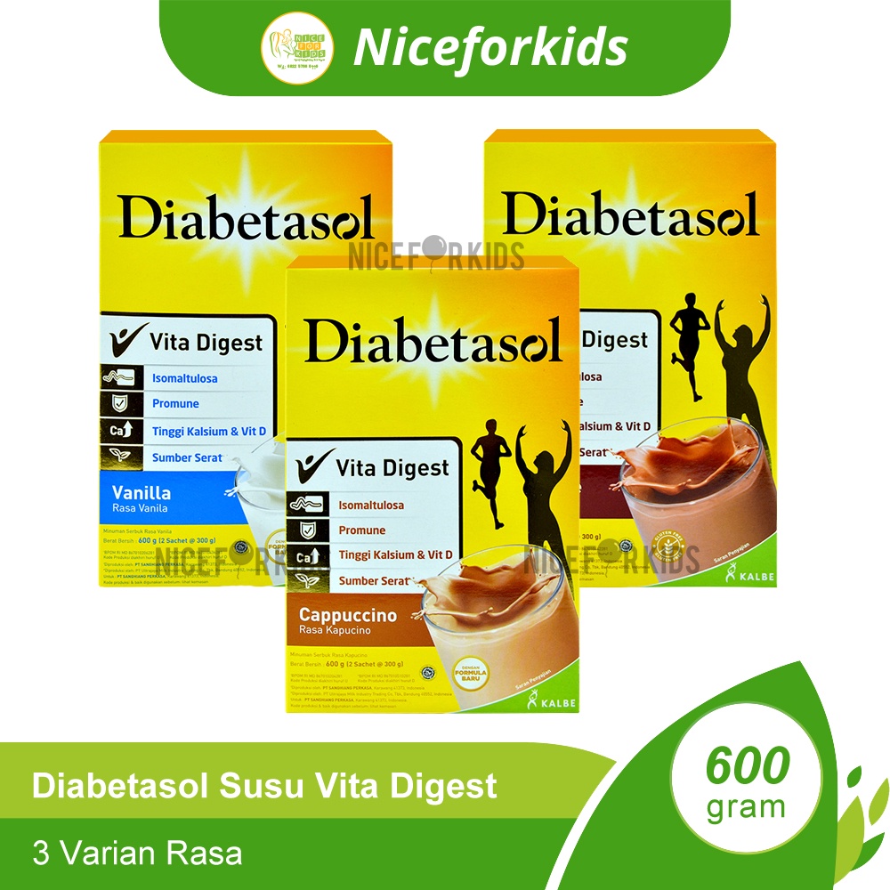Jual Diabetasol Susu Diabet 570 gr / Susu Bernutrisi Untuk Suplemen ...