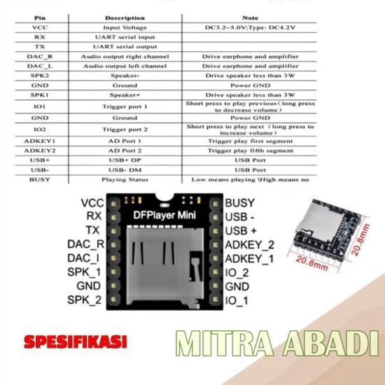 Jual Fresh--Mini MP3 Player Module | Shopee Indonesia