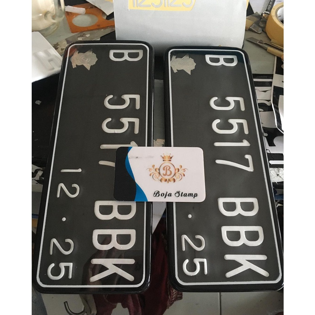 Jual Plat motor custom | Shopee Indonesia