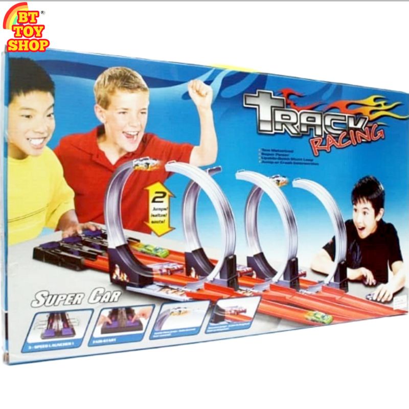 Jual Mainan launchpad racing track 2 dan 3 line | Shopee Indonesia