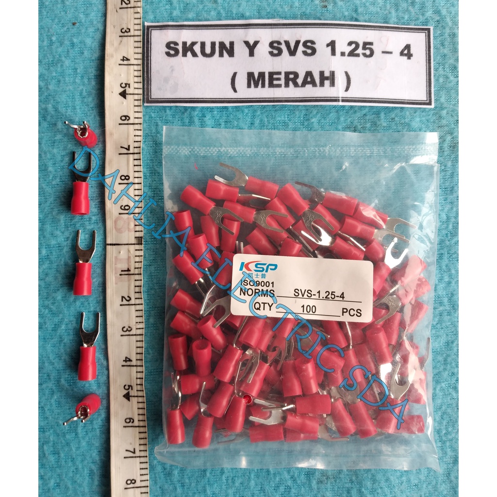 Jual SKUN Y SVS -1,25-4 MERAH 1 PACK | Shopee Indonesia