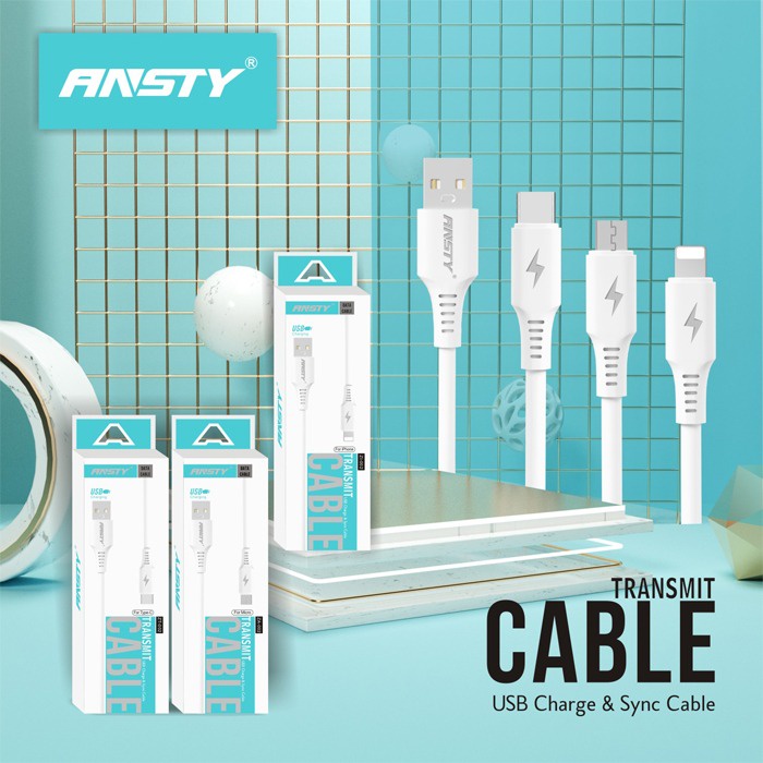 Jual ANSTY Z-002 KABEL DATA USB 2A | Shopee Indonesia