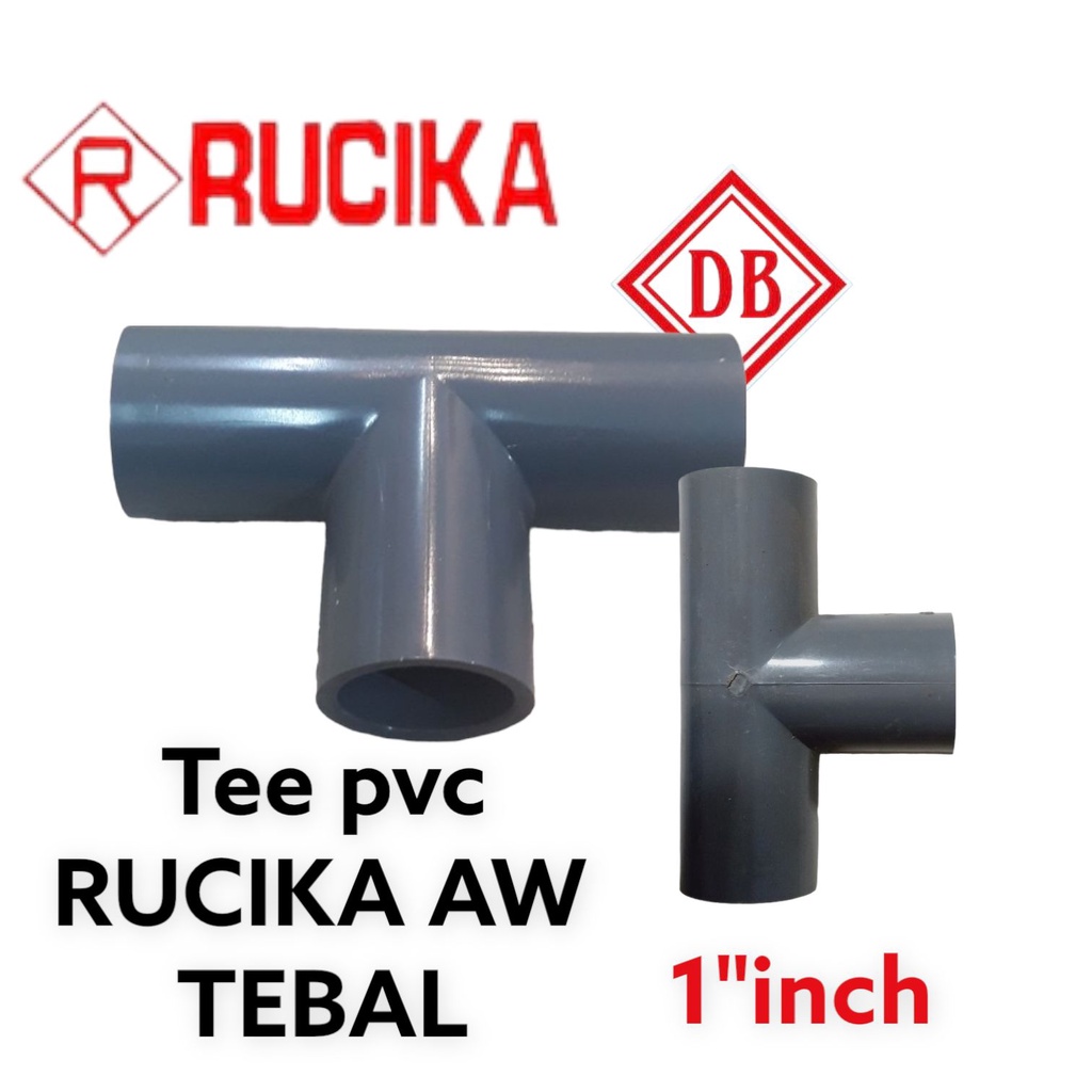 Jual TEE 1"inch RUCIKA AW/SAMBUNGAN PIPA /T SAMBUNGAN PRALON | Shopee Indonesia