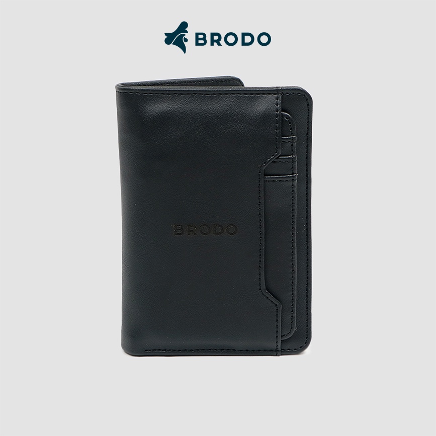 Jual BRODO - Dompet Ricket Wallet Full Black | Shopee Indonesia