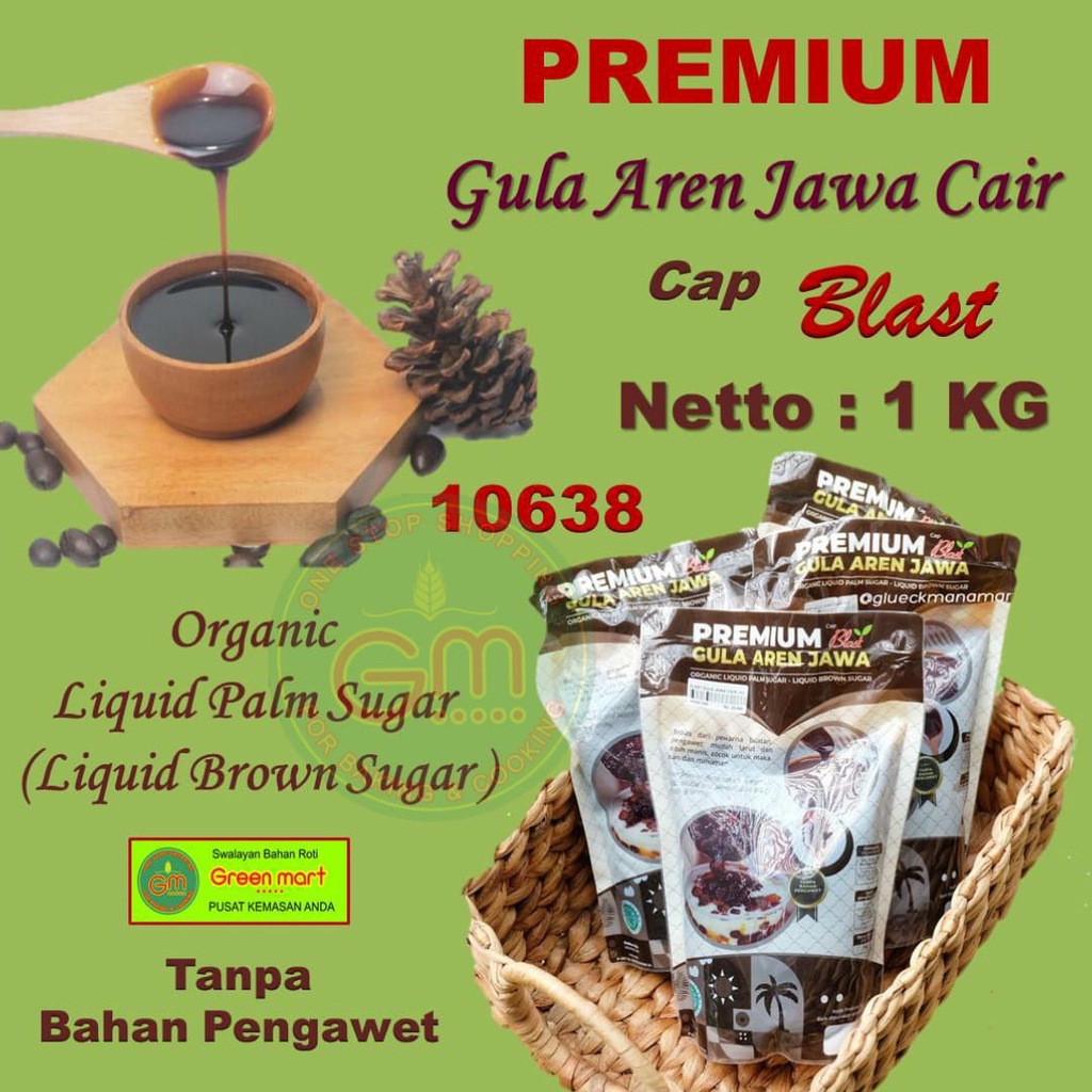 Jual Gula Aren Gula Jawa Merah Cair Premium Cap Blast Liquid Brown Palm ...