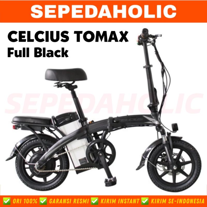 Jual Sepeda Listrik CELCIUS TOMAX Electric E Bike 250 Watt | Shopee ...