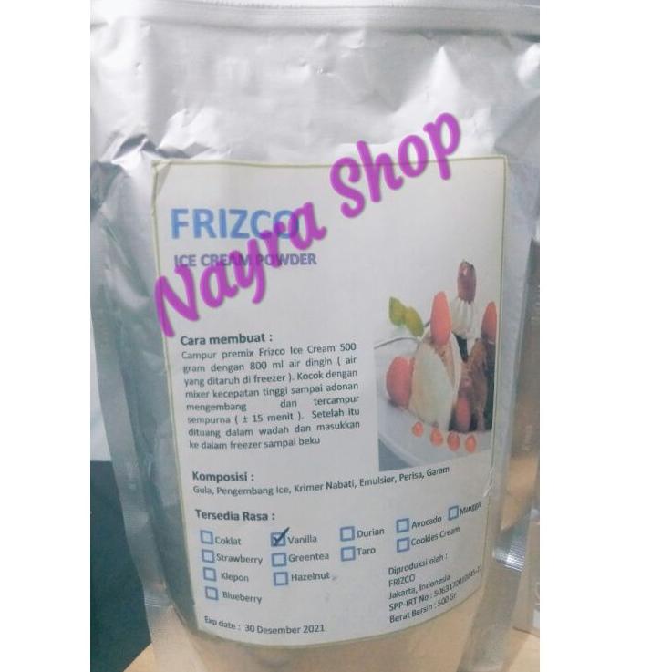 Jual Terbaru 10.10 Ice Cream FRIZCO/Es Krim FRIZCO 500gram murah ...