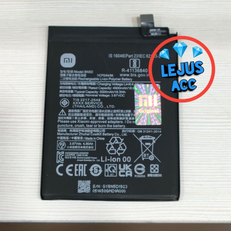 Jual Baterai Batre Battery Xiaomi Poco M4 Pro BN5D Original | Shopee Indonesia