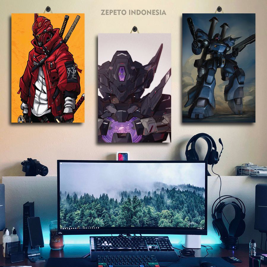 Jual 41-60 PAJANGAN DINDING ANIME ROBOT GUNDAM WING 20X30 XNABD/EPLX6 ...