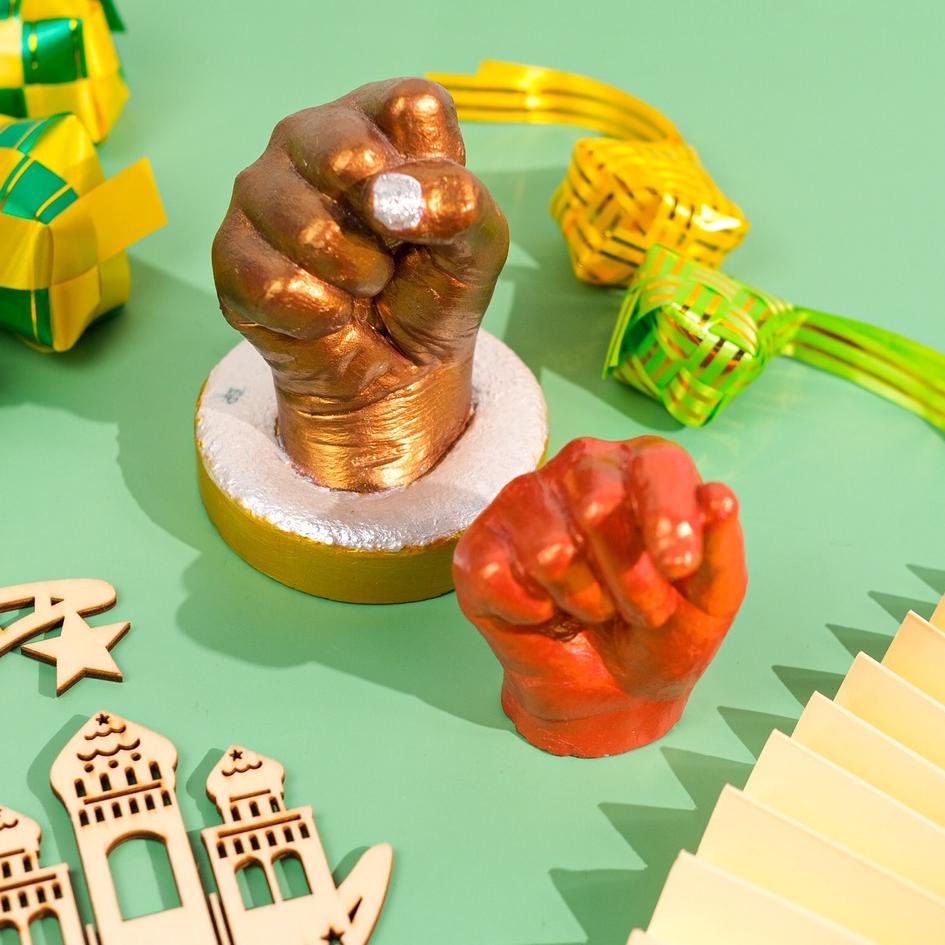 Jual Pasti Datang DIY Hand Casting For Kids | Cetak Patung Tangan Anak ...