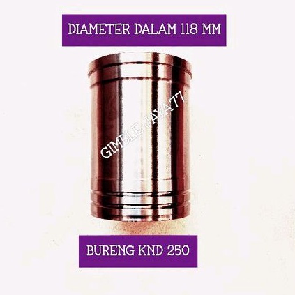 Jual KND 250 CYLINDER LINER BURENG BORING UNTUK MESIN DIESEL KUBOTA ...