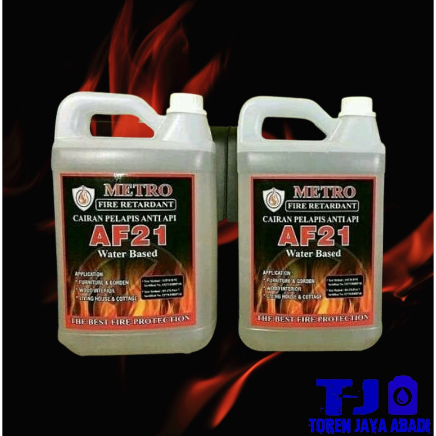 Jual Cairan Anti Api CBM AF21 Metro / Fire Retardant - 5 Liter | Shopee ...
