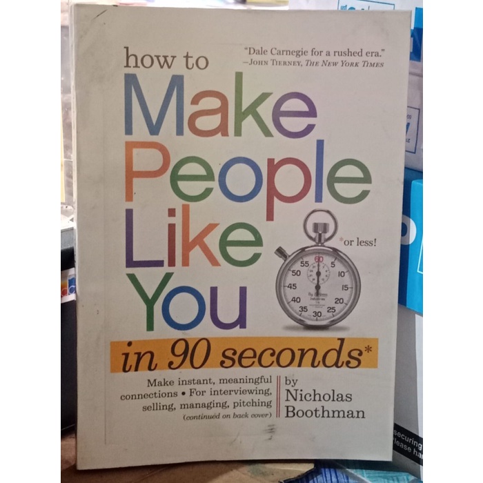 Jual BUKU How to make people like you in 90 seconds | Shopee Indonesia