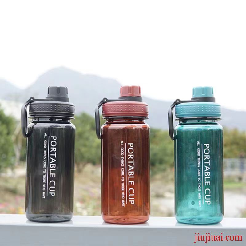 Jual Botol Air Minum Plastik Portable Cup / Botol Tenteng Plastik ...