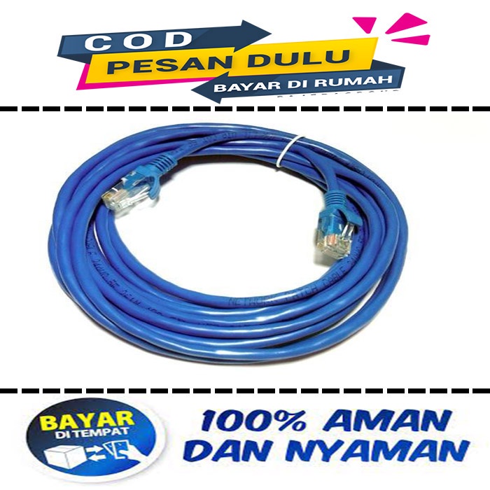 Jual KABEL LAN CAT5 - 15 METER | Shopee Indonesia