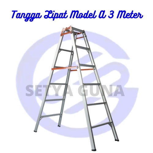 Jual Tangga Lipat Model A 3 Meter | Shopee Indonesia