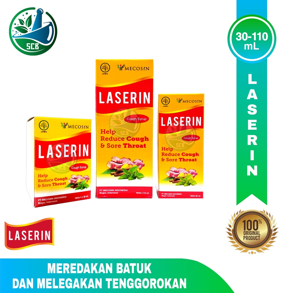 Jual Laserin Syrup / Sirup Laserin - Sirup Pereda Batuk | Shopee Indonesia