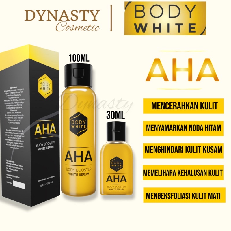 Jual DC BODY WHITE AHA Body Booster White Serum | Shopee Indonesia