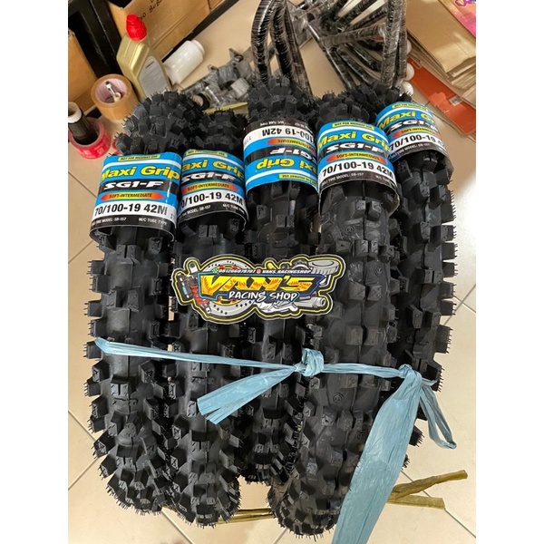 Jual ban cross trail velg ring 19 70/100-19 swallow maxi grip SG1-F ...