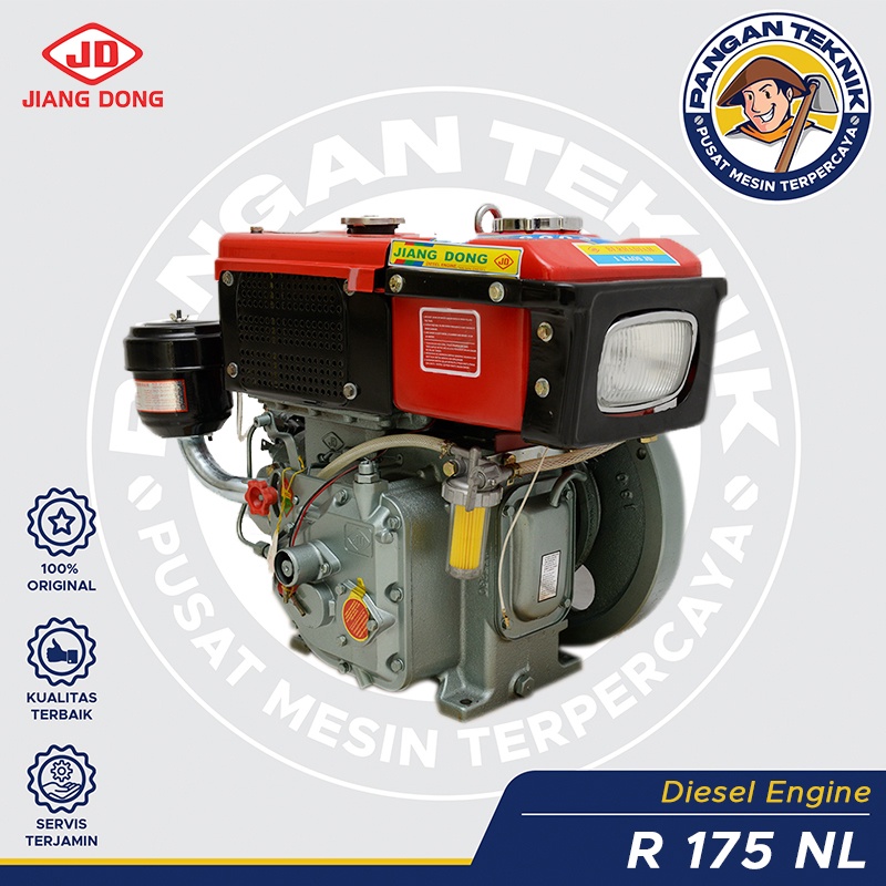 Jual MESIN DIESEL JIANG DONG | R175 NL ( RADIATOR LAMPU ) | MESIN ...