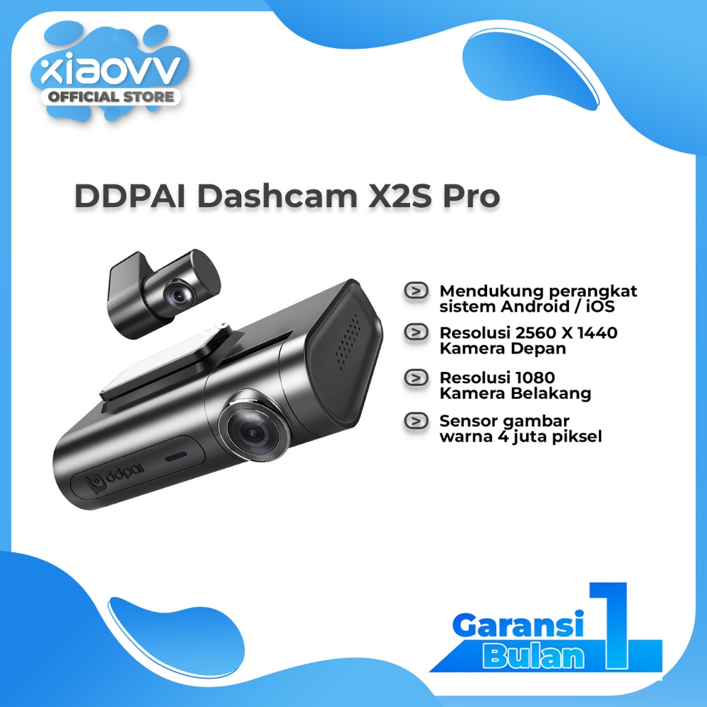 Jual Ddpai X2S Pro Dual Channels DashCam Camera HD GPS Hidden Vehicle ...