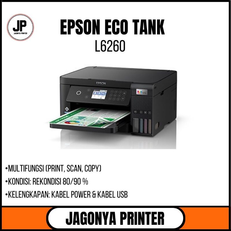 Jual Printer Epson EcoTank L6260 A4 Wi-Fi Duplex All-in-One Ink Tank ...