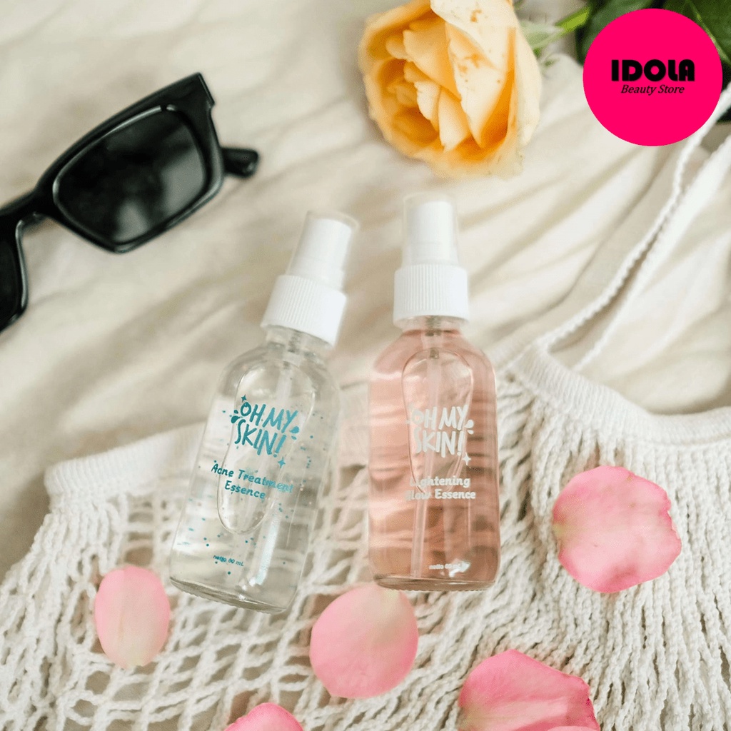 Jual OH MY SKIN LIGHTENING AND GLOW ESSENCE / ACNE TREATMENT ESSENCE SPRAY 60ML | Shopee Indonesia
