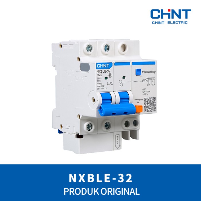 Jual Chint Rcbo + Mcb Nxble-32 2P 10 16 20 25 32 (A) | Shopee Indonesia
