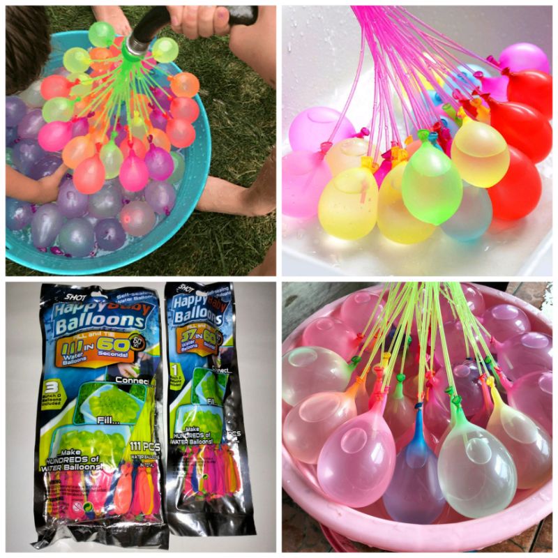 Jual 148 Pcs Balon Air Mainan Perang Balon Magic Isi Water Balloon ...