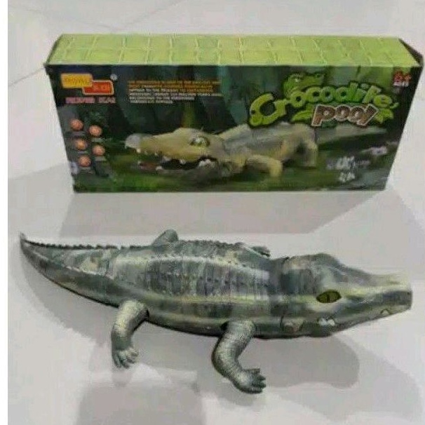Jual Mainan Buaya Jalan/Crocodile Batrei | Shopee Indonesia