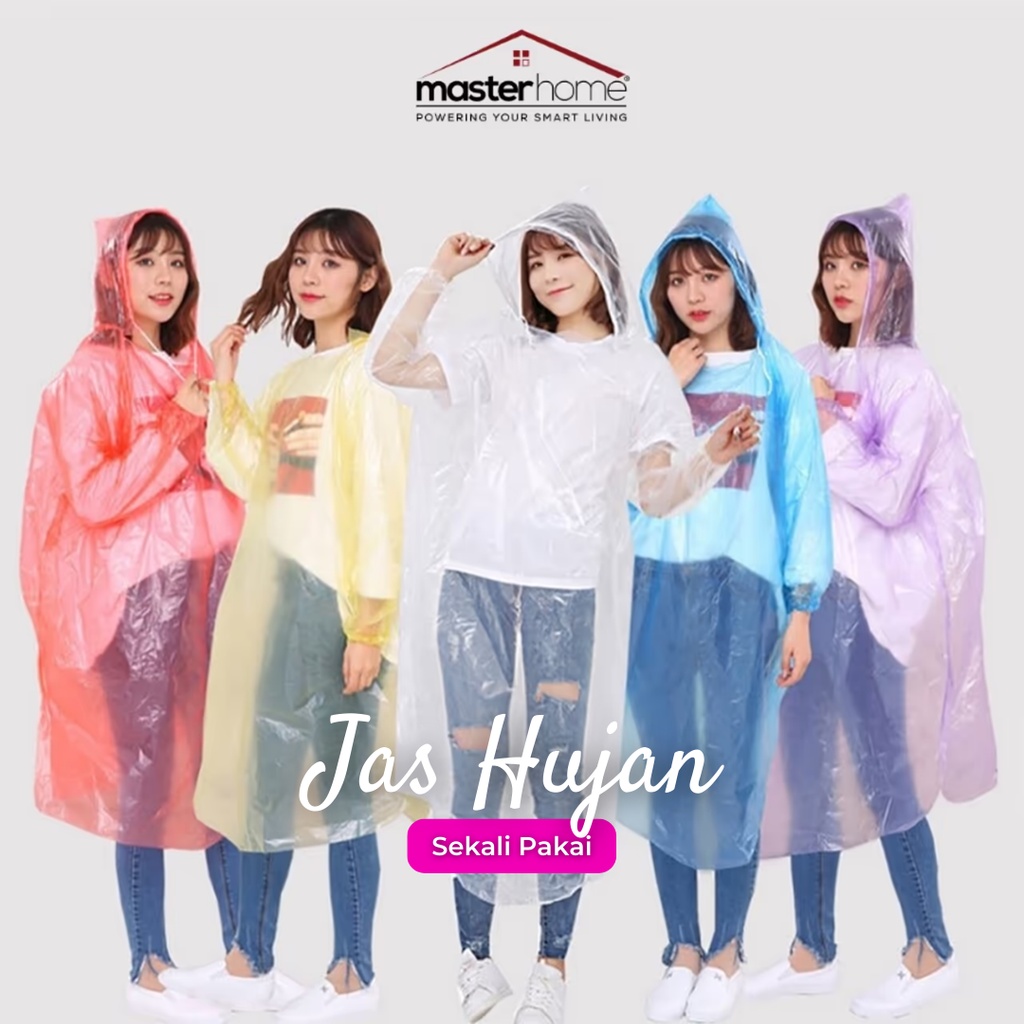 Jual Masterhome Jas Hujan Plastik | Jas Hujan Sekali Pakai | Ponco ...