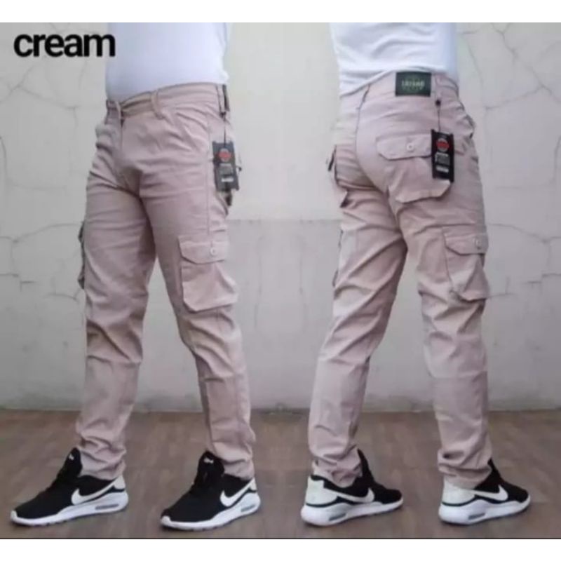 Jual Celana Panjang Cargo Kargo Pria Dewasa Kantong Tempel Bahan Berkualitas Termurah Di ...