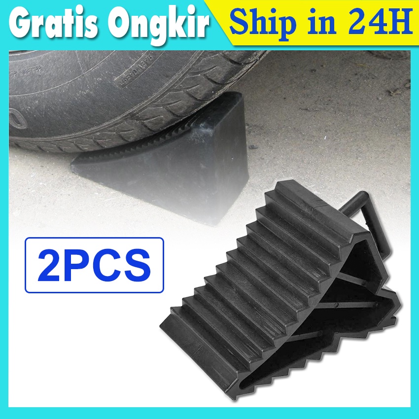 Jual Ganjalan Ban Mobil Parkir Penahan Roda / Rubber Wheel Parking ...