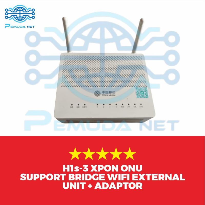 Jual H1s-3 XPON EPON GPON ONU ONT SUPPORT BRIDGE | Shopee Indonesia