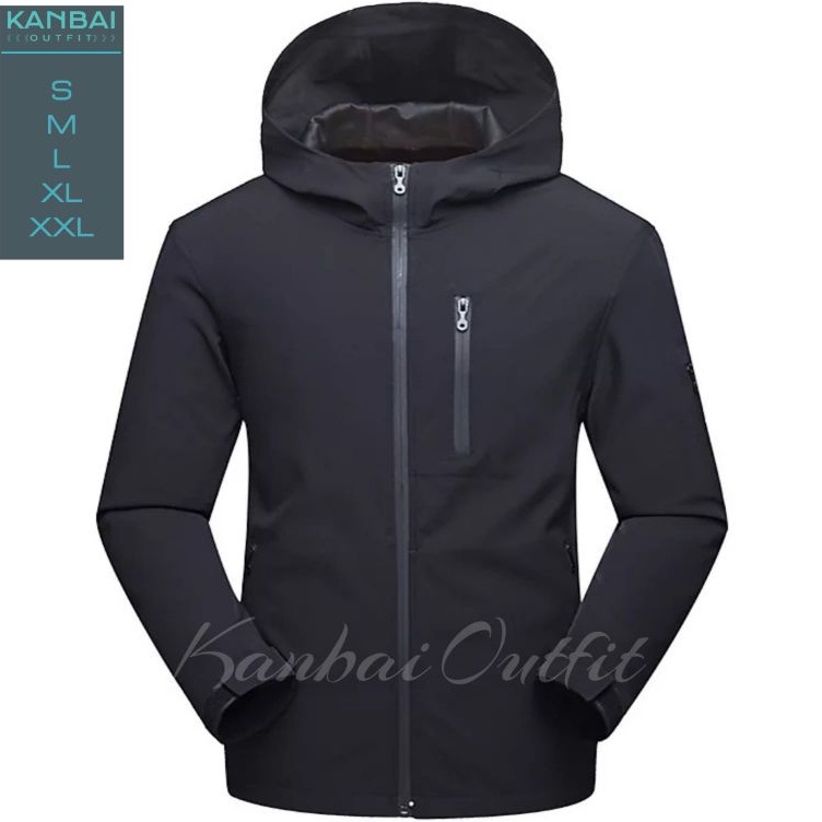 Jual JAKET OUTDOOR BAHAN TASLAN / jaket waterproof / jaket musim hujan ...