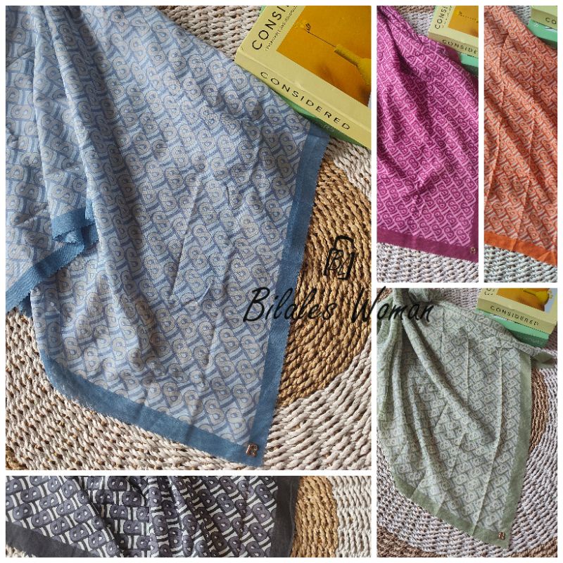 Jual BIMU MONOGRAM SERIES Buttonscarves ala ala dengan Plat B | Shopee ...