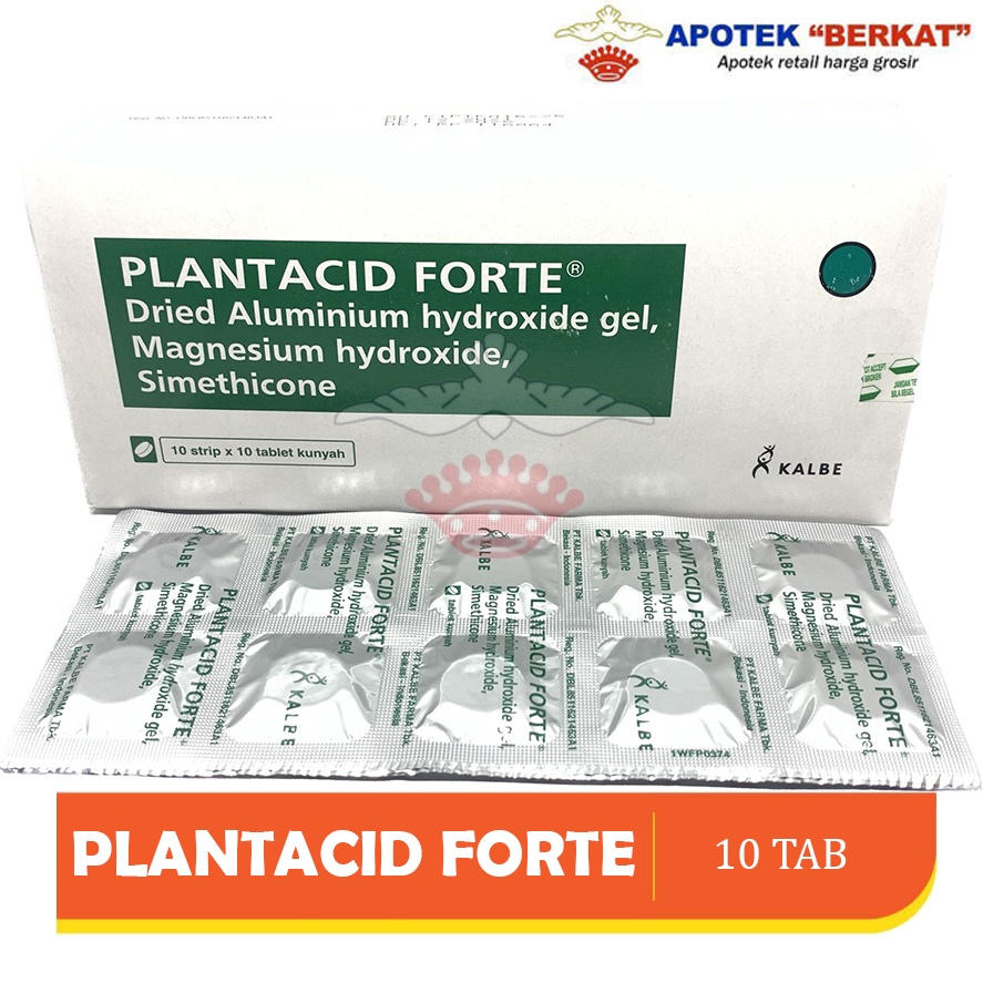 Jual PLANTACID FORTE STRIP 10 TABLET | Shopee Indonesia