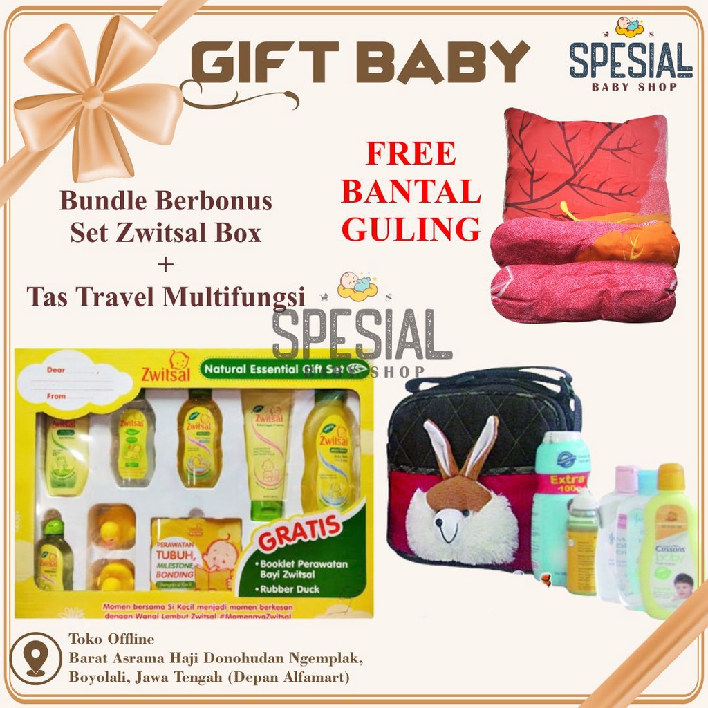 Jual Zwitsal Baby Spa Gif Box/ Zwitsal Natural Essentials Gift Set ...