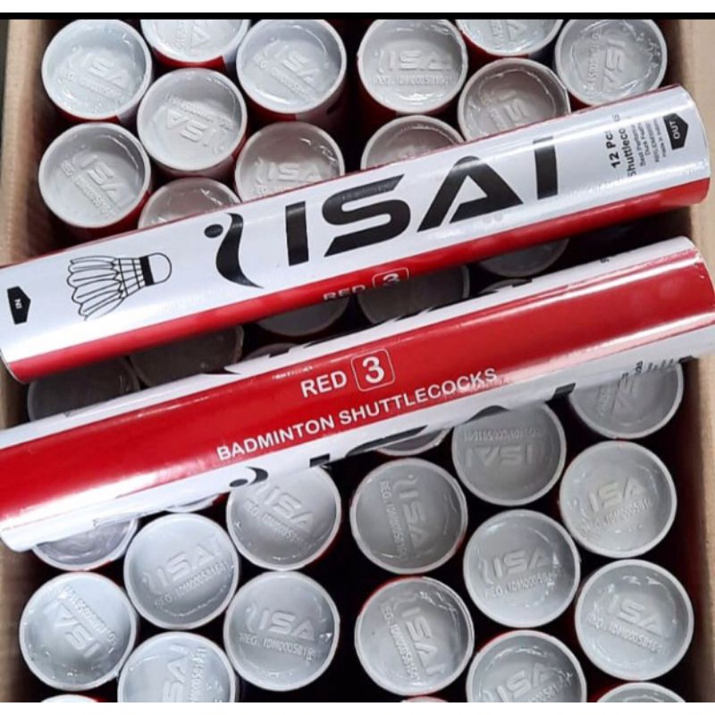 Jual Kok - Shuttlecock Isai red - isai merah | Shopee Indonesia