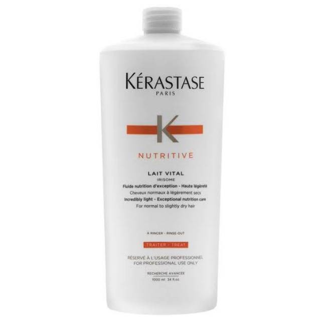Jual Kerastase Nutritive Lait Vital Kondisioner Rambut Kering - 1000ml ...