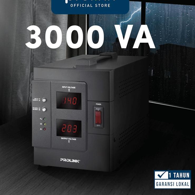 Jual Pasti Bisaa--Prolink 3000VA Automatic Voltage Regulator AVR l Stabilizer Listrik l Relay ...