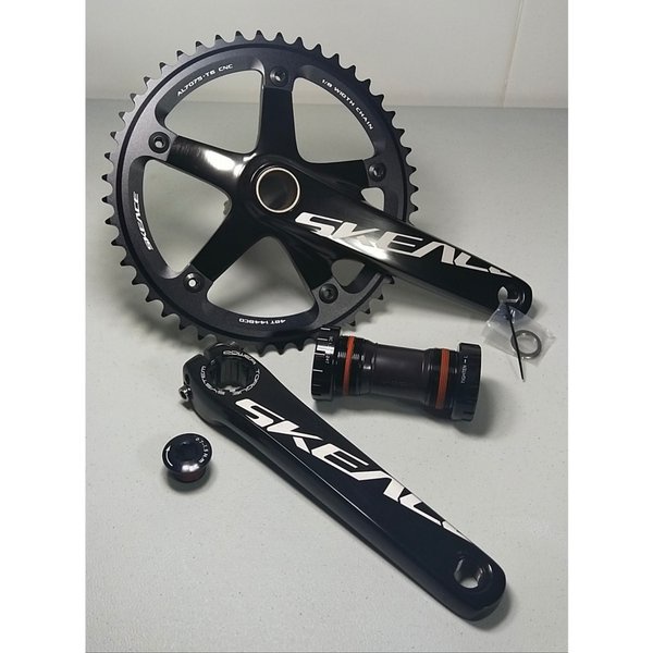 Jual Crankset Skeace Hollowtech Black 48T | Shopee Indonesia