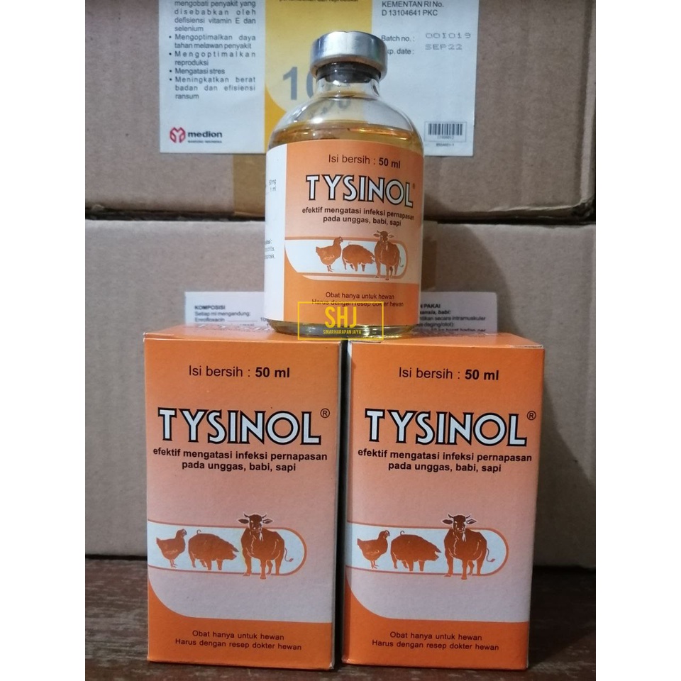 Jual TYSINOL 50 ML (OBAT INJEKSI TERNAK) | Shopee Indonesia