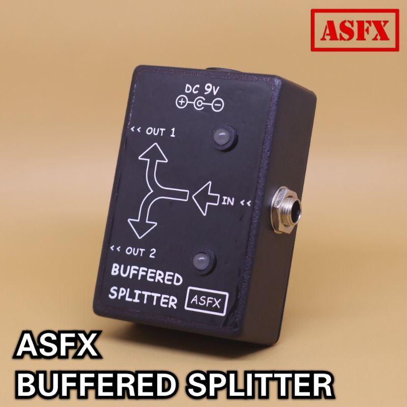 Jual Efek ASFX Buffered Splitter 2 Channel Untuk Gitar dan bass Pedal ...