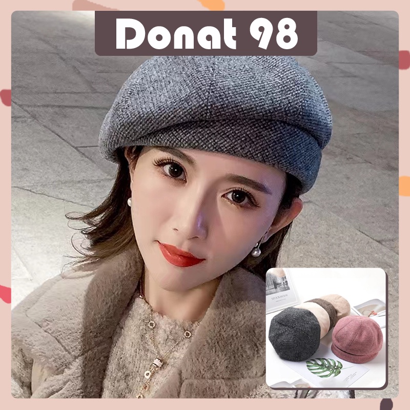 Jual Topi Baret ALICE Hat Casual Fashion Wanita Dewasa Newsboy Beret | Shopee Indonesia