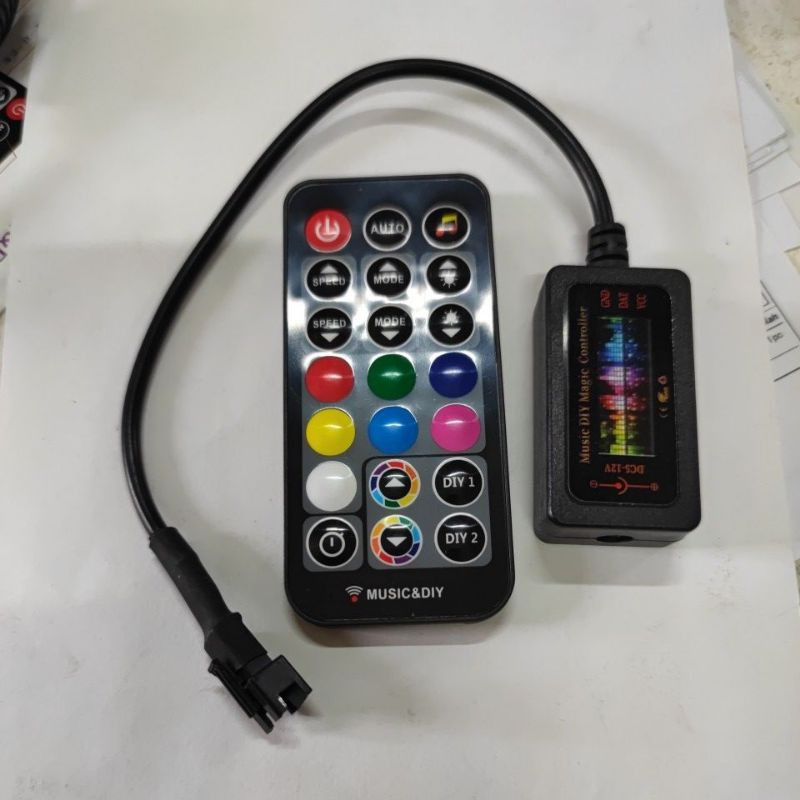 Jual Controller Ws2811 Ws2812b Sensor Suara Musik Remote Vu Meter