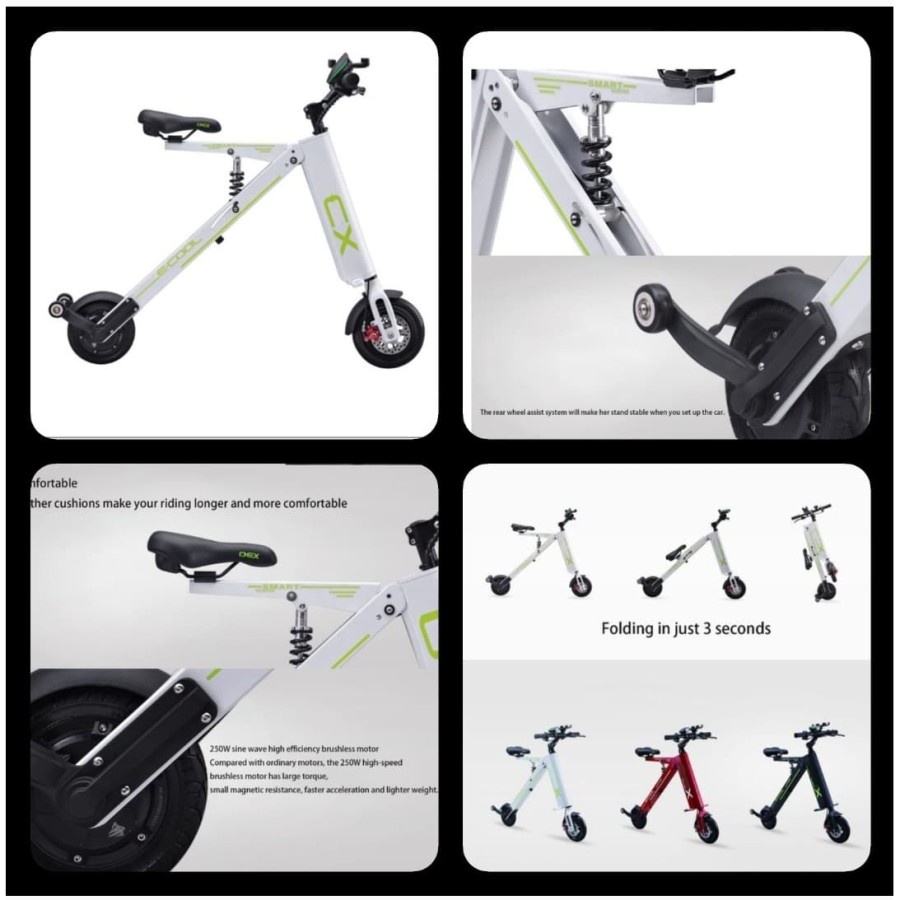 Jual Sepeda Lipat Listrik Millennium Roda 2 - Millenium Scooter ...