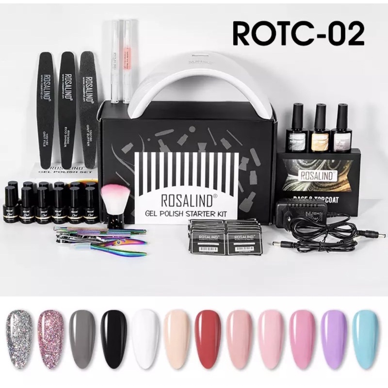 Jual Paket Nail Art ROSALIND KIT New Collection/ Paket Pemula Gel ...