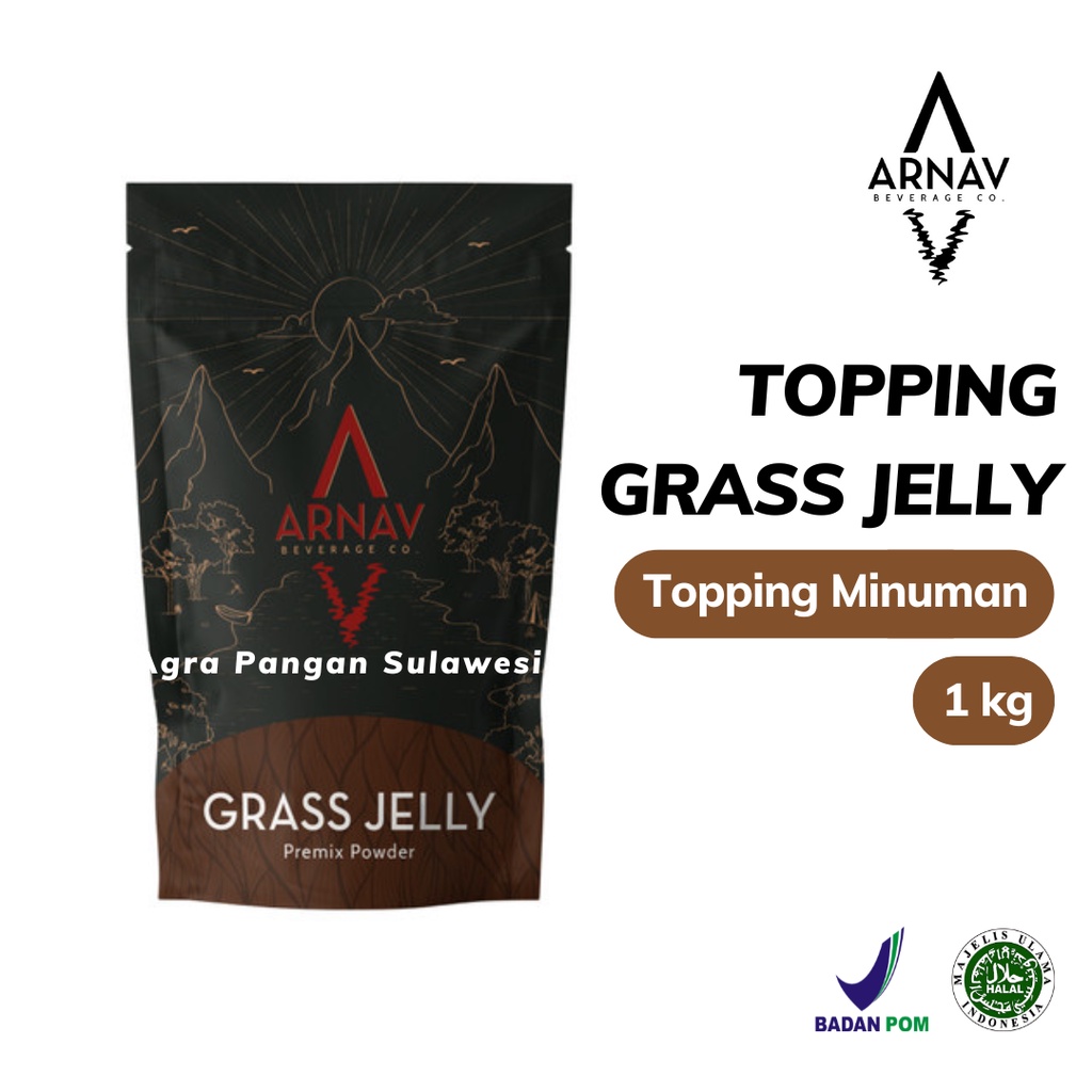 Jual GRASS JELLY Cincau Bubuk Topping Minuman 1kg Arnav Powder Agar Premix Jeli | Shopee Indonesia